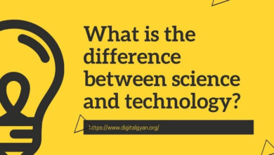What is the difference between science and technology?
