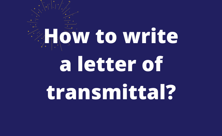 How to write a letter of transmittal - Shortcut approach | Digital Gyan