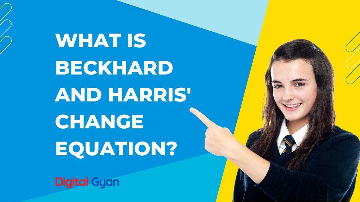 What is Beckhard and Harris' Change Equation?