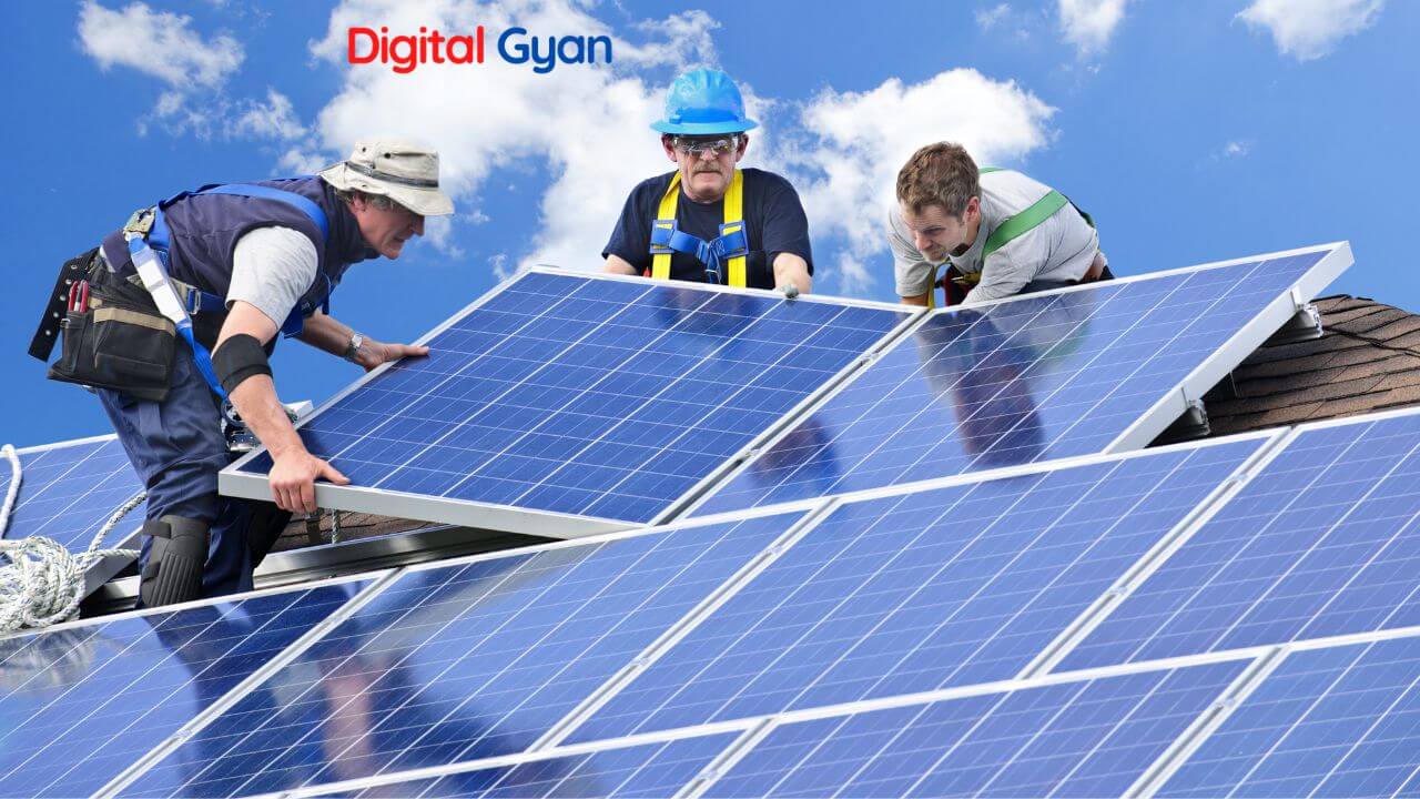 solar panel setting – Digital Gyan