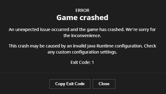 How To Fix Error Code 1 In Minecraft Digital Gyan