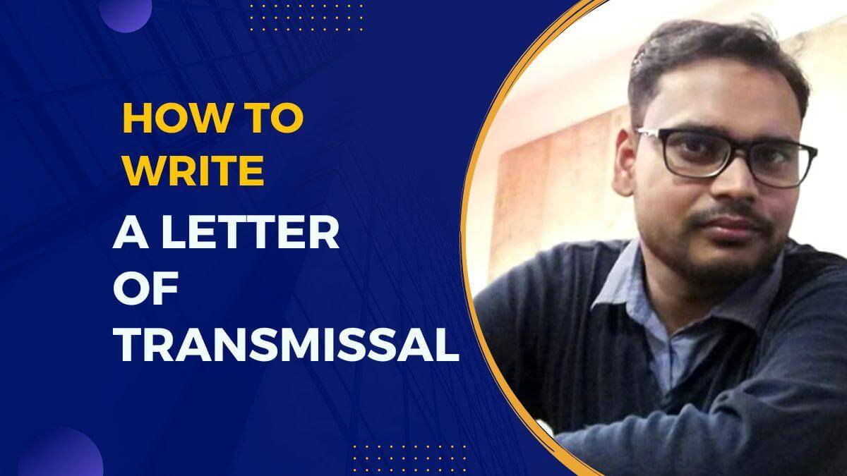 how to write letter of transmittal – Digital Gyan